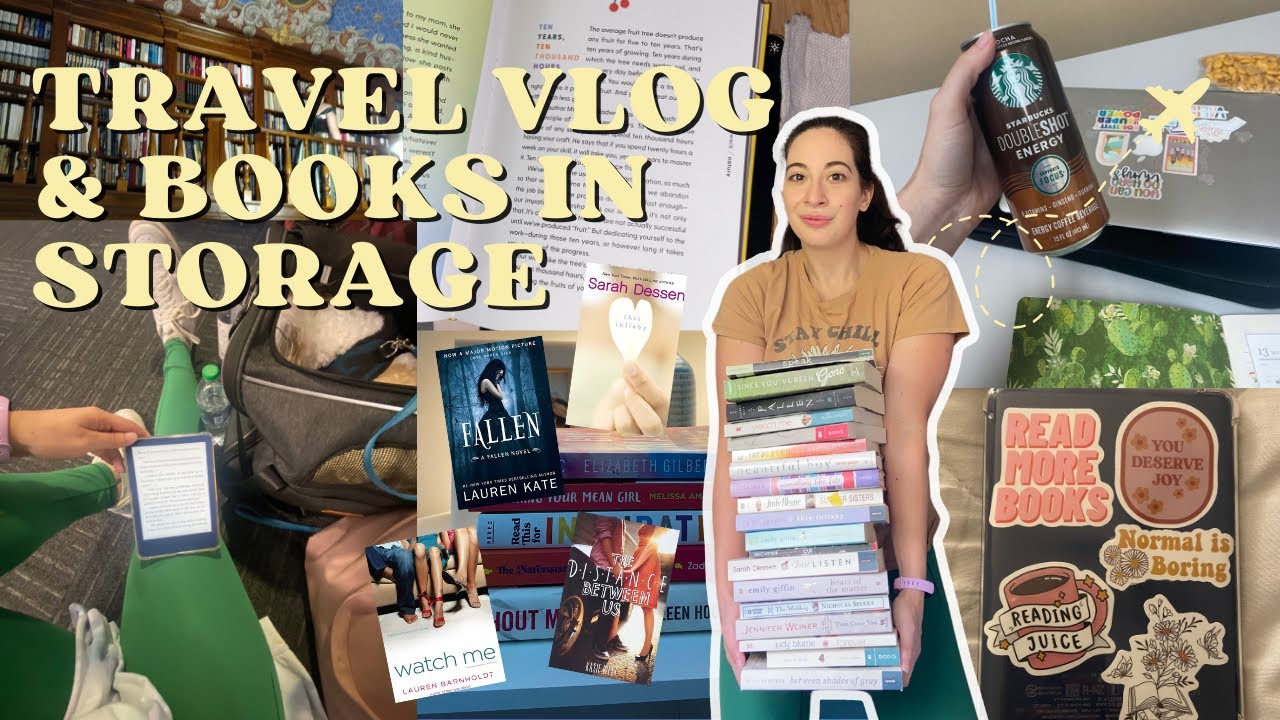 📦Exploring books in storage! | travel vlog, going through old books and ...