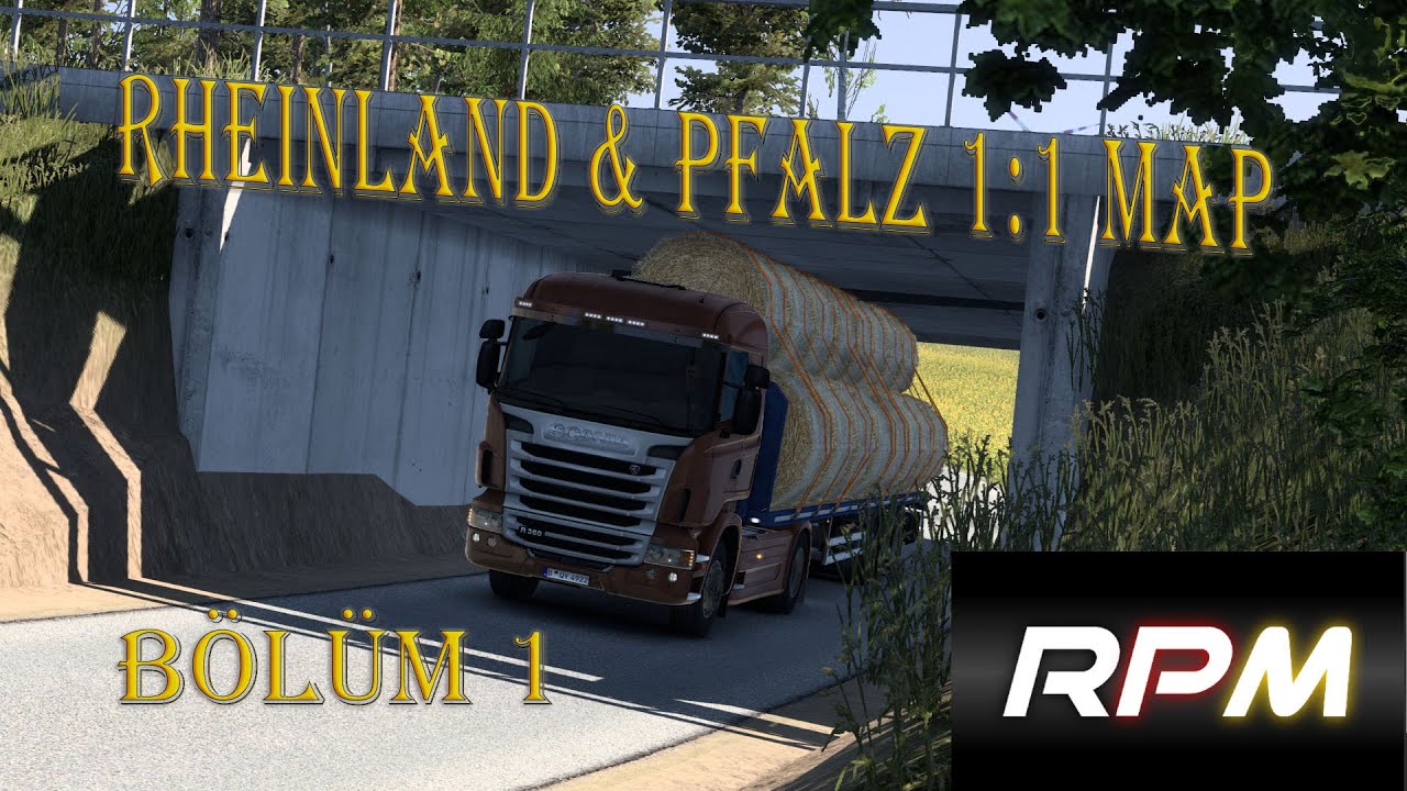 Euro Truck Simulator 2 - 1.49 Sürümü - RPM – Rheinland & Pfalz 1:1 Map ...