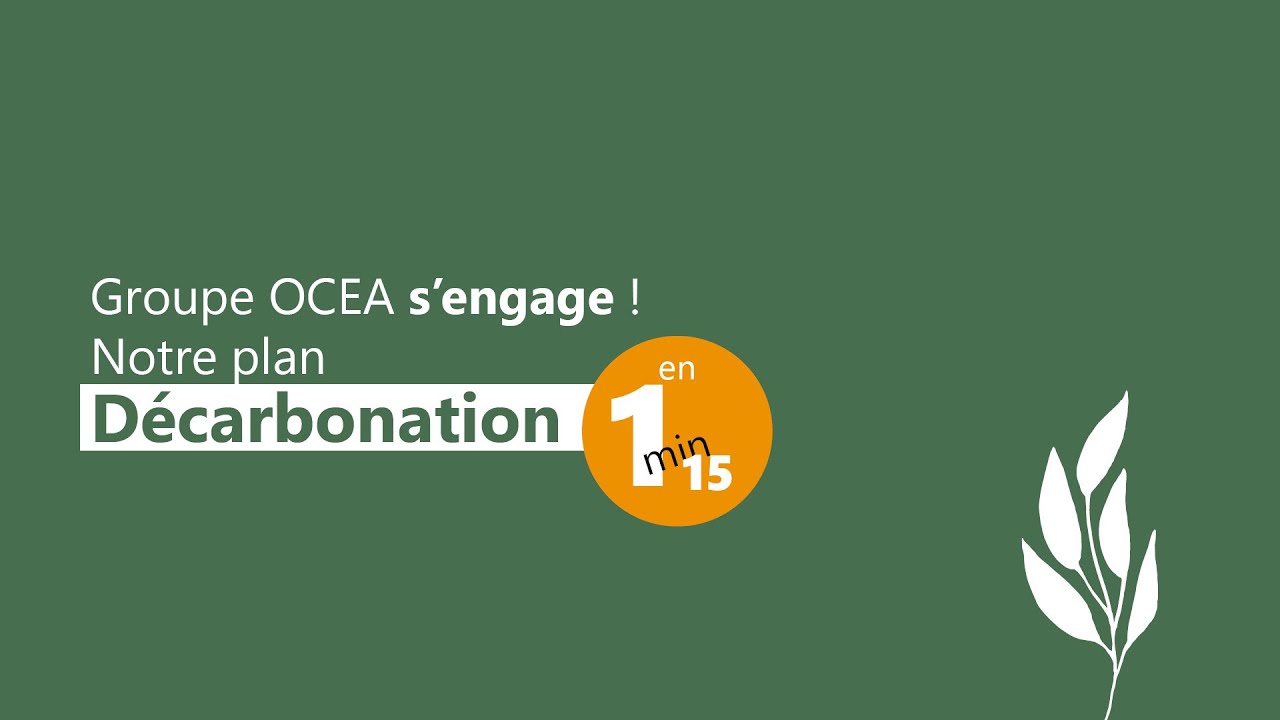 Groupe OCEA s'engage dans sa décarbonation - YouTube