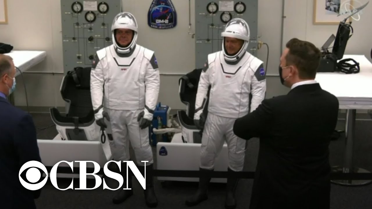 SpaceX and NASA look to make history with piloted commercial flight ...