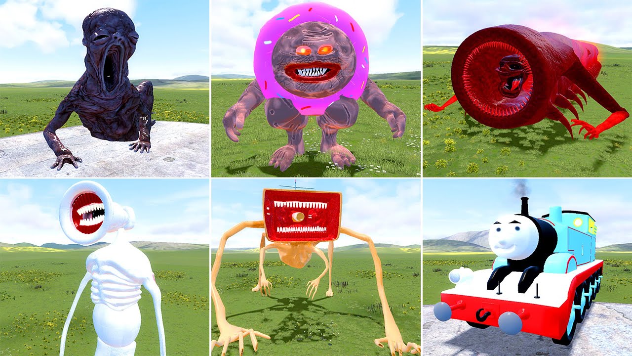 PLAYING AS GIANT EVIL BABY, MEGAHORN, THE GREAT MEGAPHONE, THOMAS AND ...