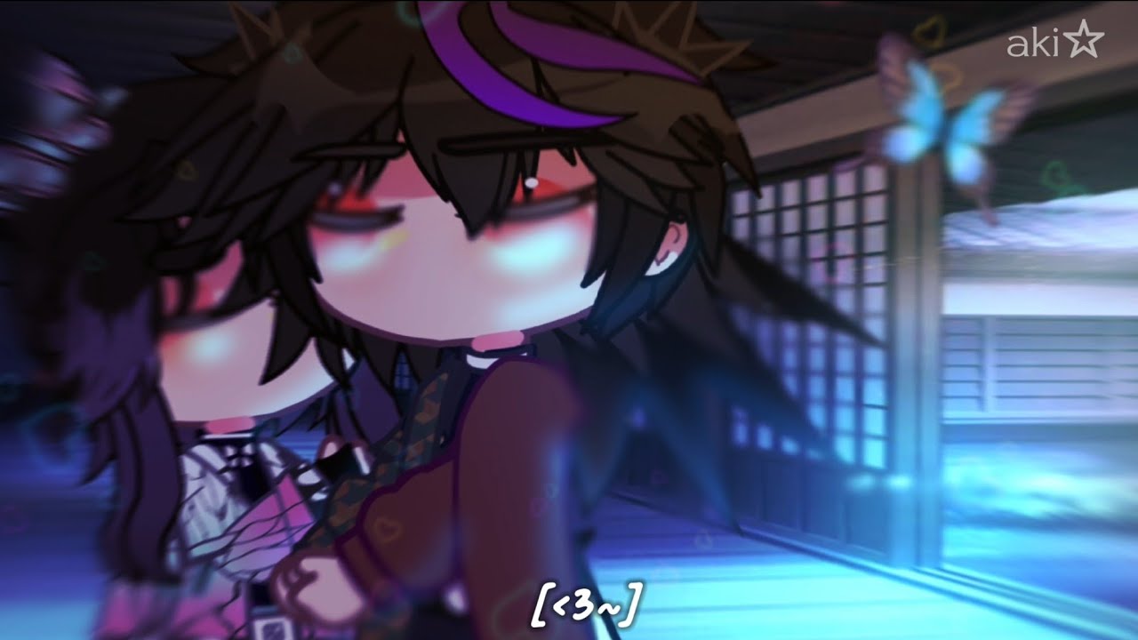 GIYUSHINO/SHINOGIYU🌊🦋 || kny || demon slayer|| GC || Gachaclub ...