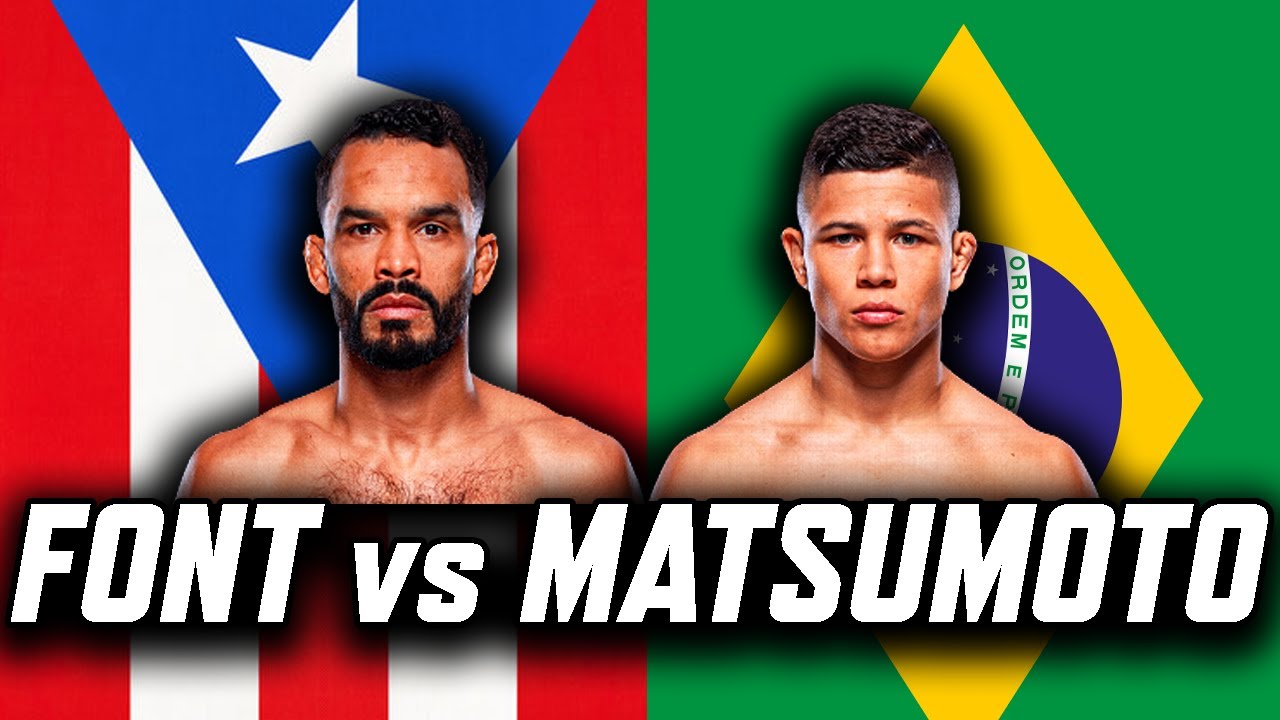 Rob Font vs Jean Matsumoto UFC Seattle Prediction - YouTube