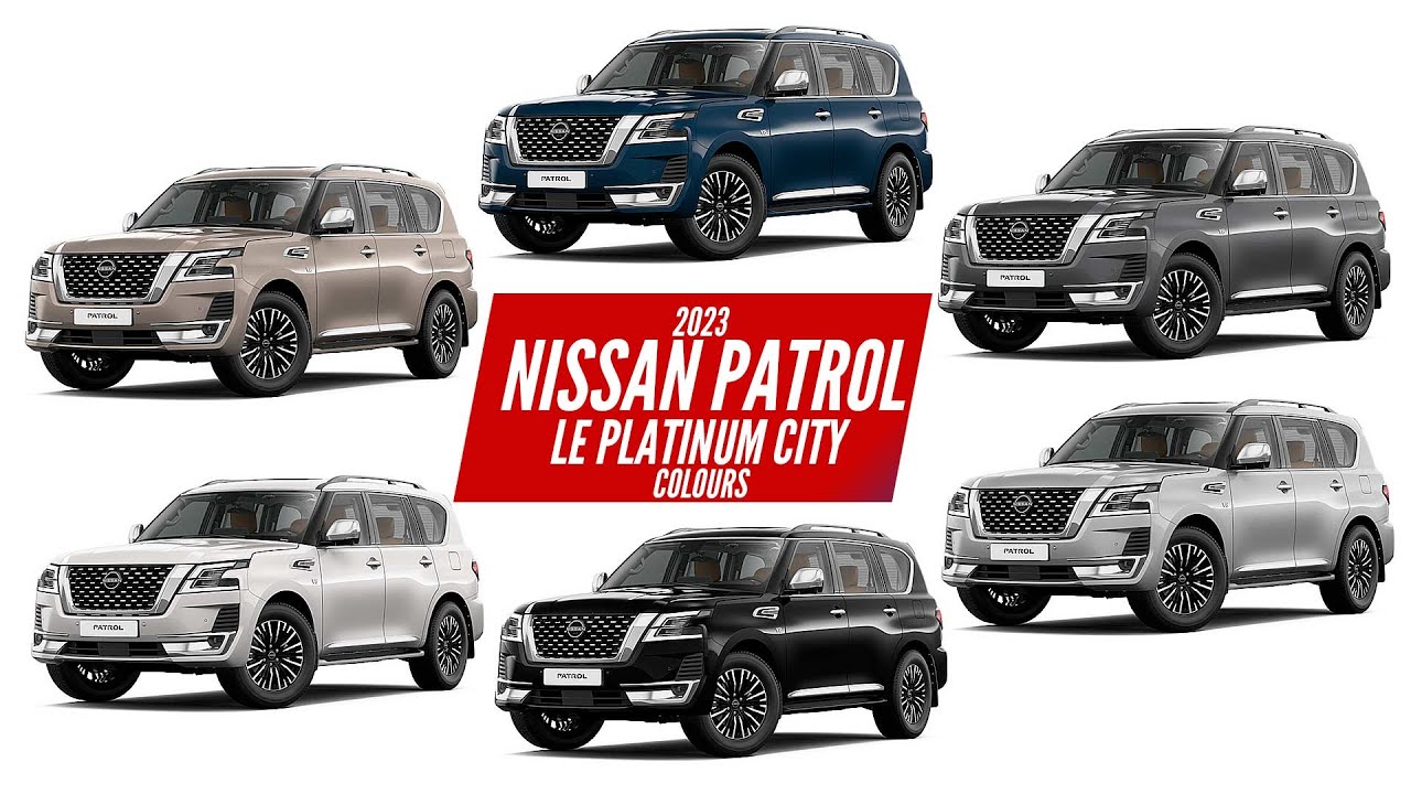 2023 Nissan Patrol LE Platinum City - All Color Options - Images ...