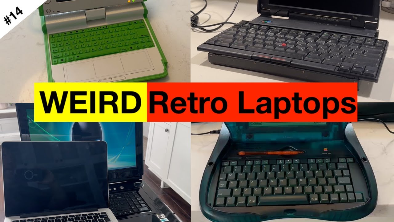 WEIRD Retro Laptops: Alienware mALX, Thinkpad 701CS, OLPC, Apple eMate ...