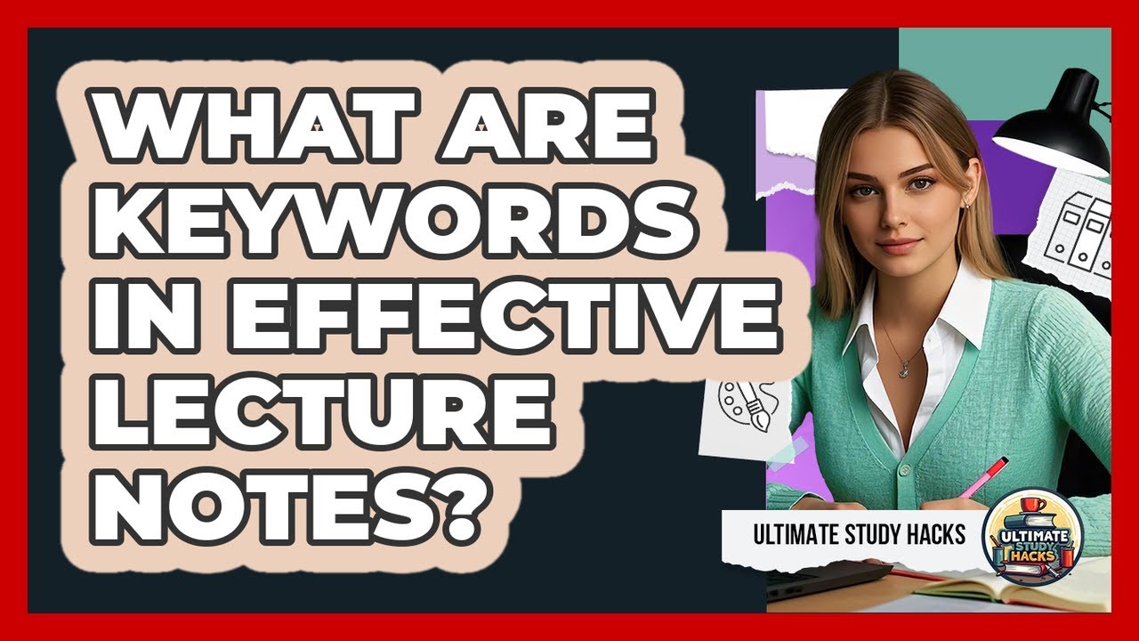 What Are Keywords In Effective Lecture Notes? - Ultimate Study Hacks ...