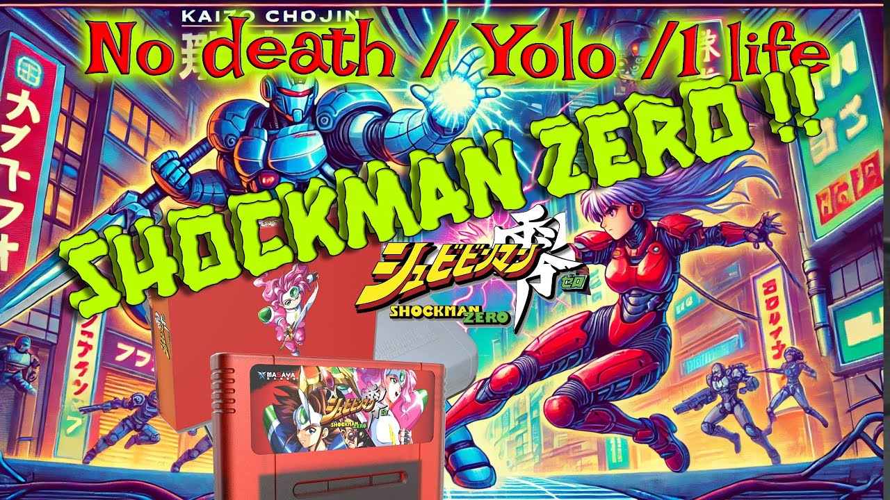 Shockman Zero trop dur ? Je le finis SANS MOURIR en live ! - YouTube