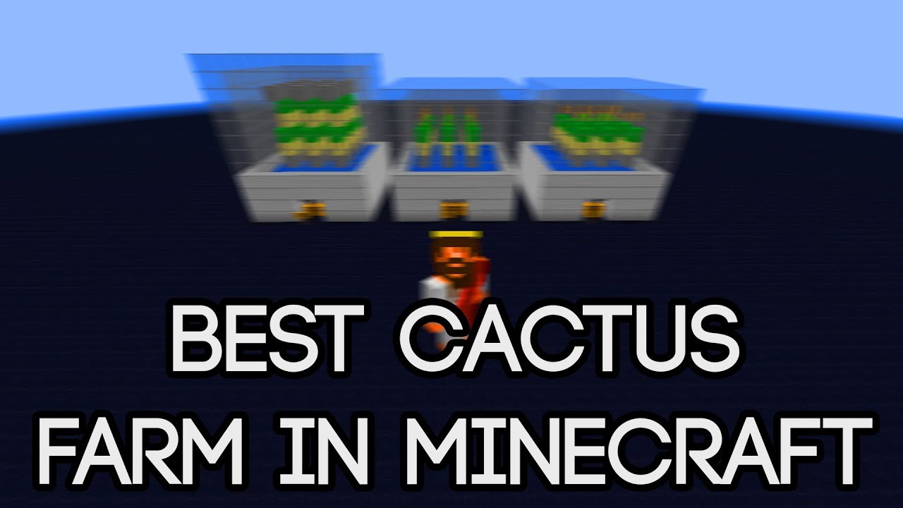 HOW TO BUILD THE MOST EFFICIENT CACTUS FARM! [JAVA 1.14+] - YouTube