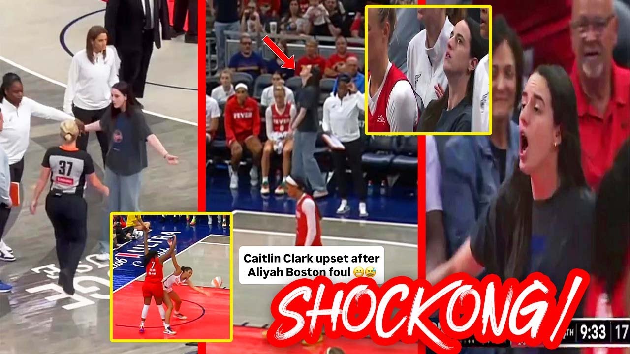 Caitlin Clark’s ANGRY Bench Reaction After No Call on Boston Foul 😠 ...