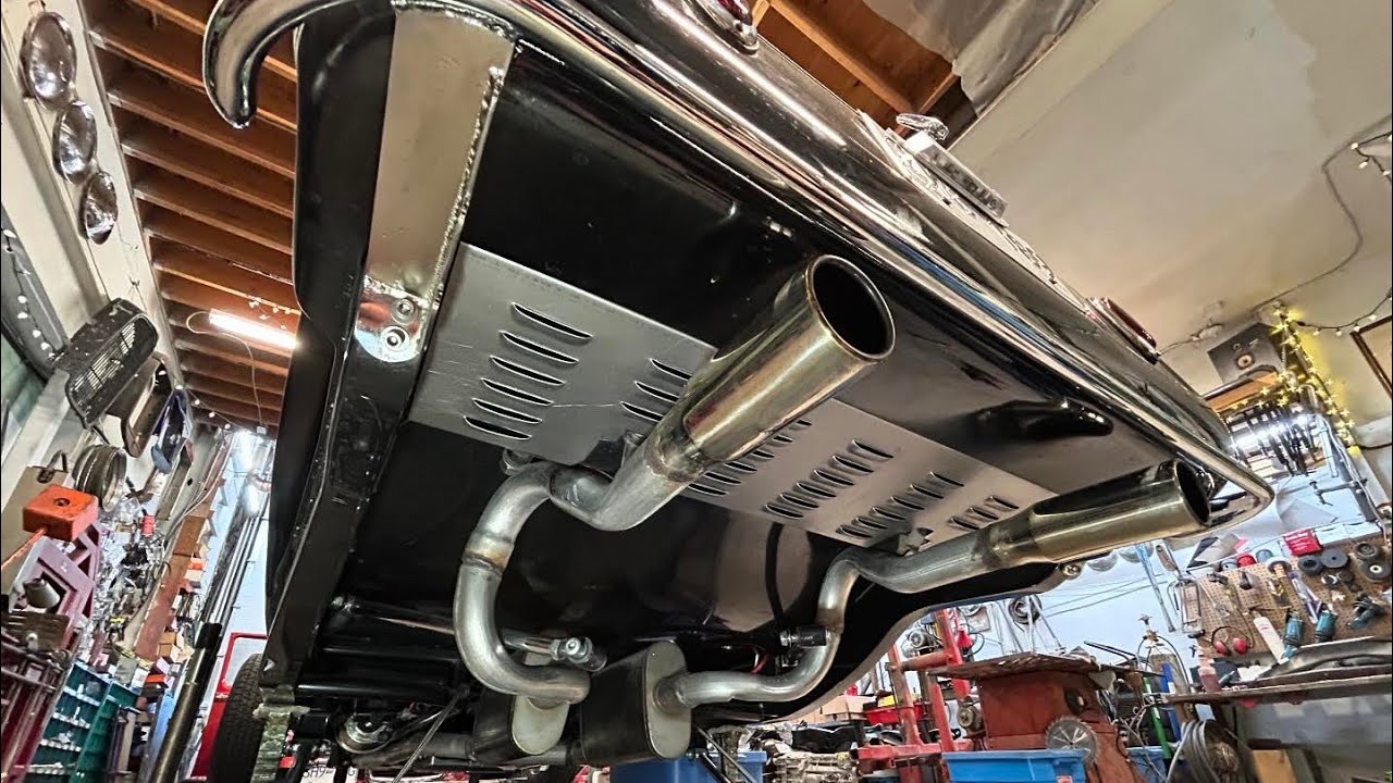 Building a Rear Belly Pan for a 32 Ford Roadster - YouTube