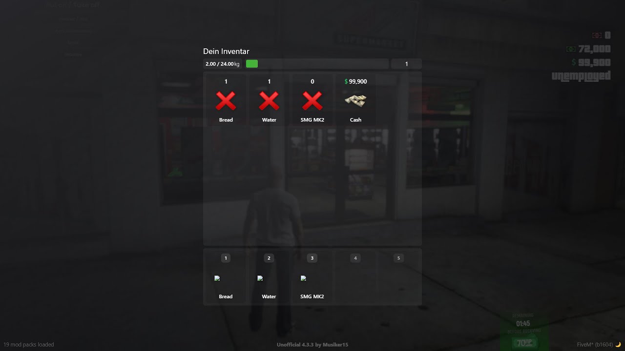 Esx Inventory System | Fivem Script | ESX Script - YouTube