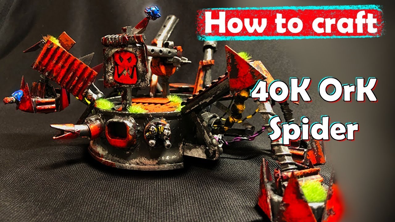 Craft SIMPLE & EASY TRASH materials into WARHAMMER 40K ORK Killa Kan ...