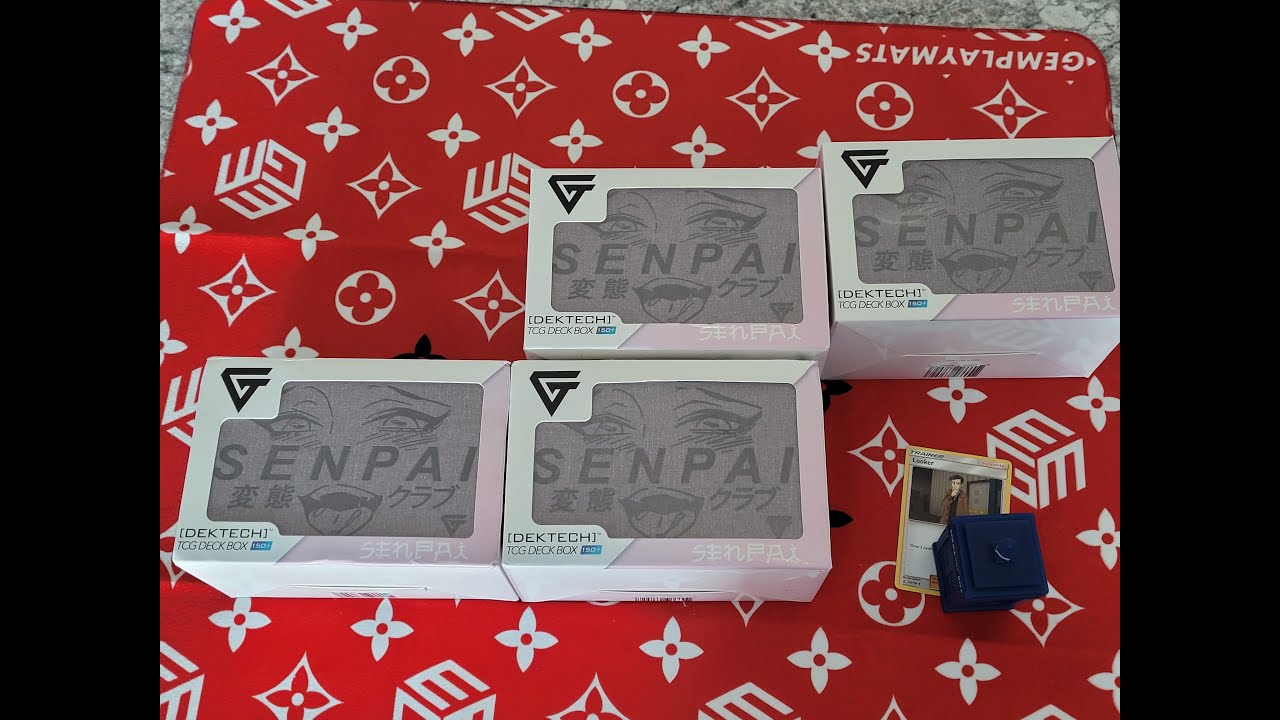4x SENPAI DekTech TCG Deck Boxes!!!! (Shipping ERRPOR in my favor ...
