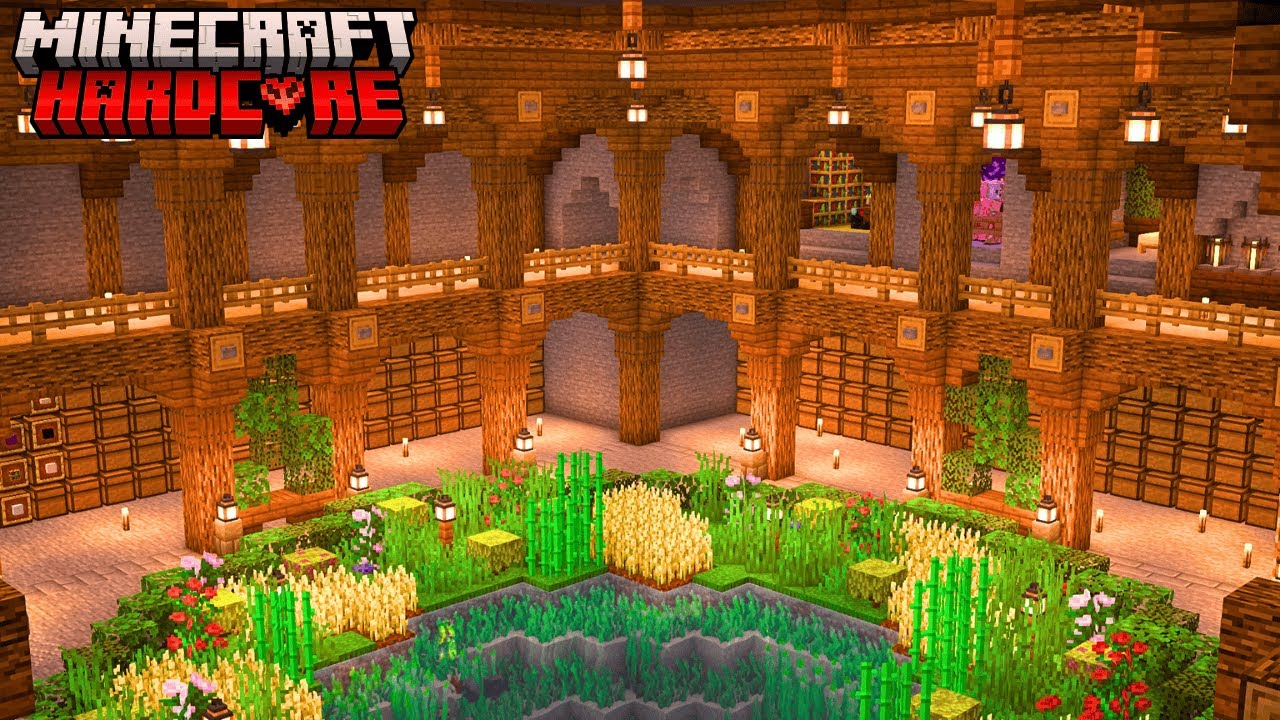 I Built the ULTIMATE Underground Base in REAL Hardcore Minecraft - YouTube