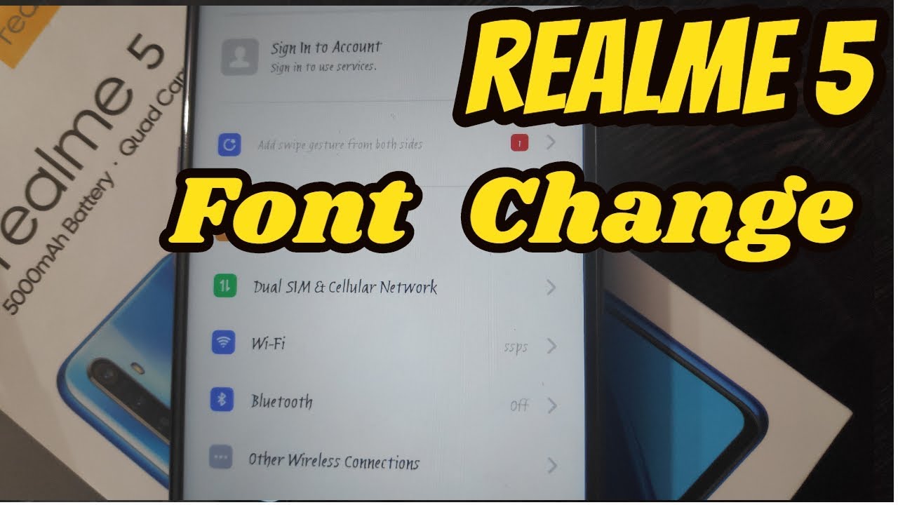 Hindi How To Change Font Style In Realme 5 Or Any Realme Devices hindi-how-to-change-font-style-in-realme-5-or-any-realme-devices