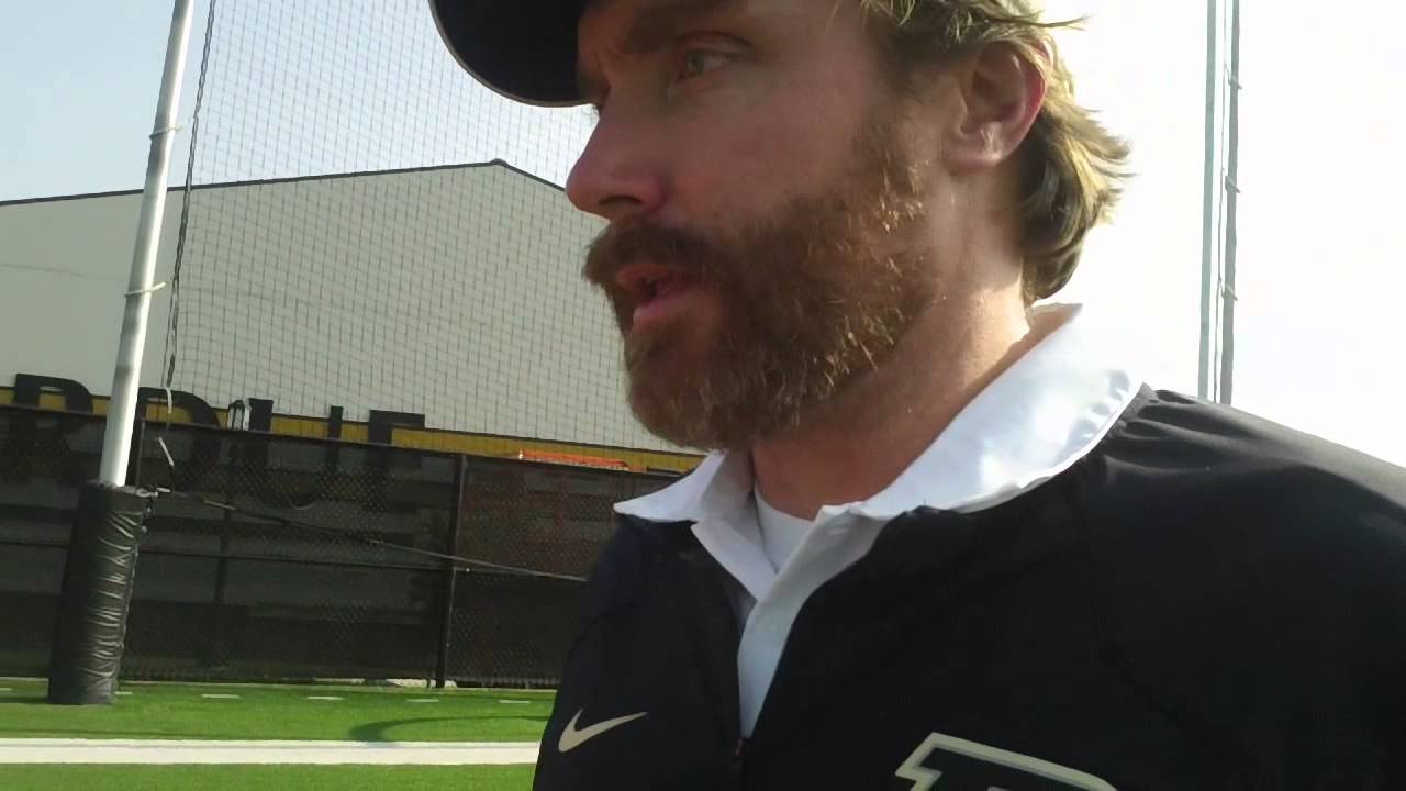 Purdue offensive coordinator John Shoop discussed quarterback situation ...