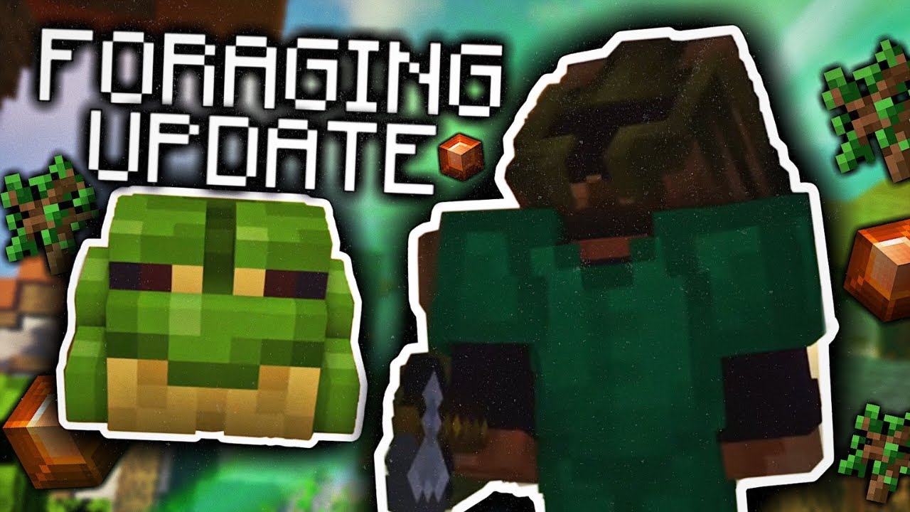 The FORAGING UPDATE effect is insane... (Hypixel Skyblock) - YouTube