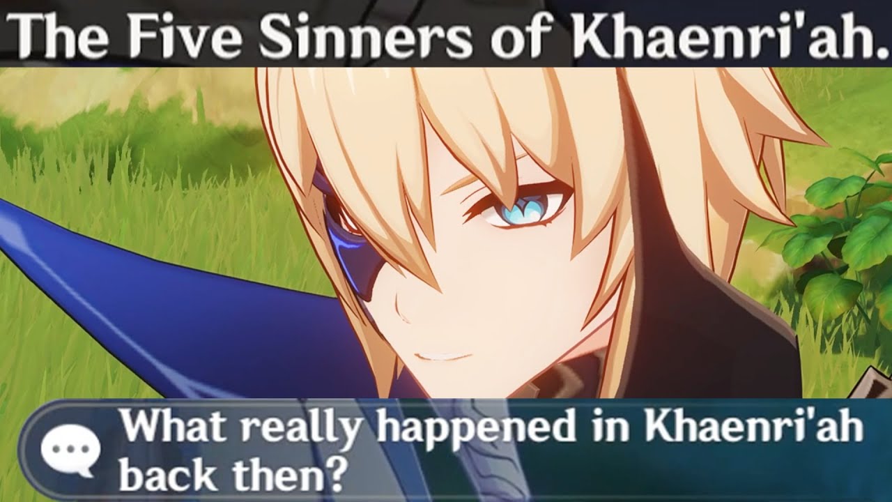 DAINSLEIF BROTHER & THE 5 SINNERS of Khaenriah Story Cutscene Genshin ...