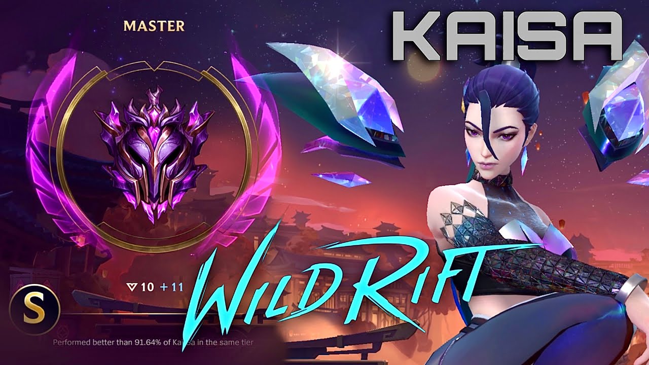 PROMOTING TO MASTER USING KAISA GAMEPLAY - WILD RIFT - YouTube