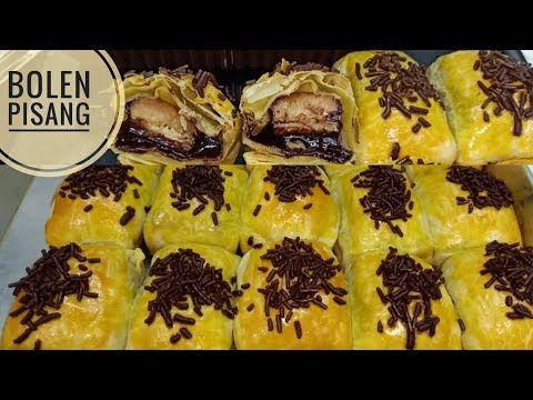 Resep bolen pisang coklat keju kulitnya berlapis lapis