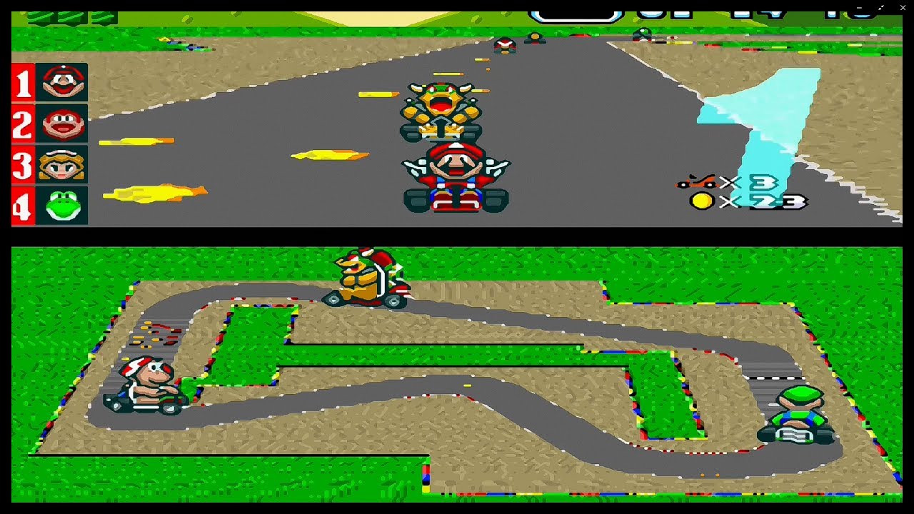 Super Mario Kart [Victory Themes] [HD] SNES - YouTube