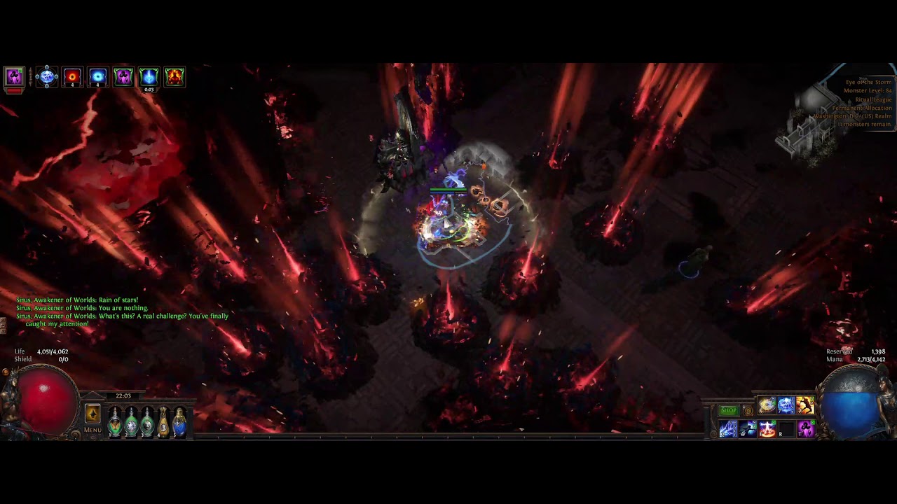 Path of Exile Doc's Heiro a9 Sirus - YouTube