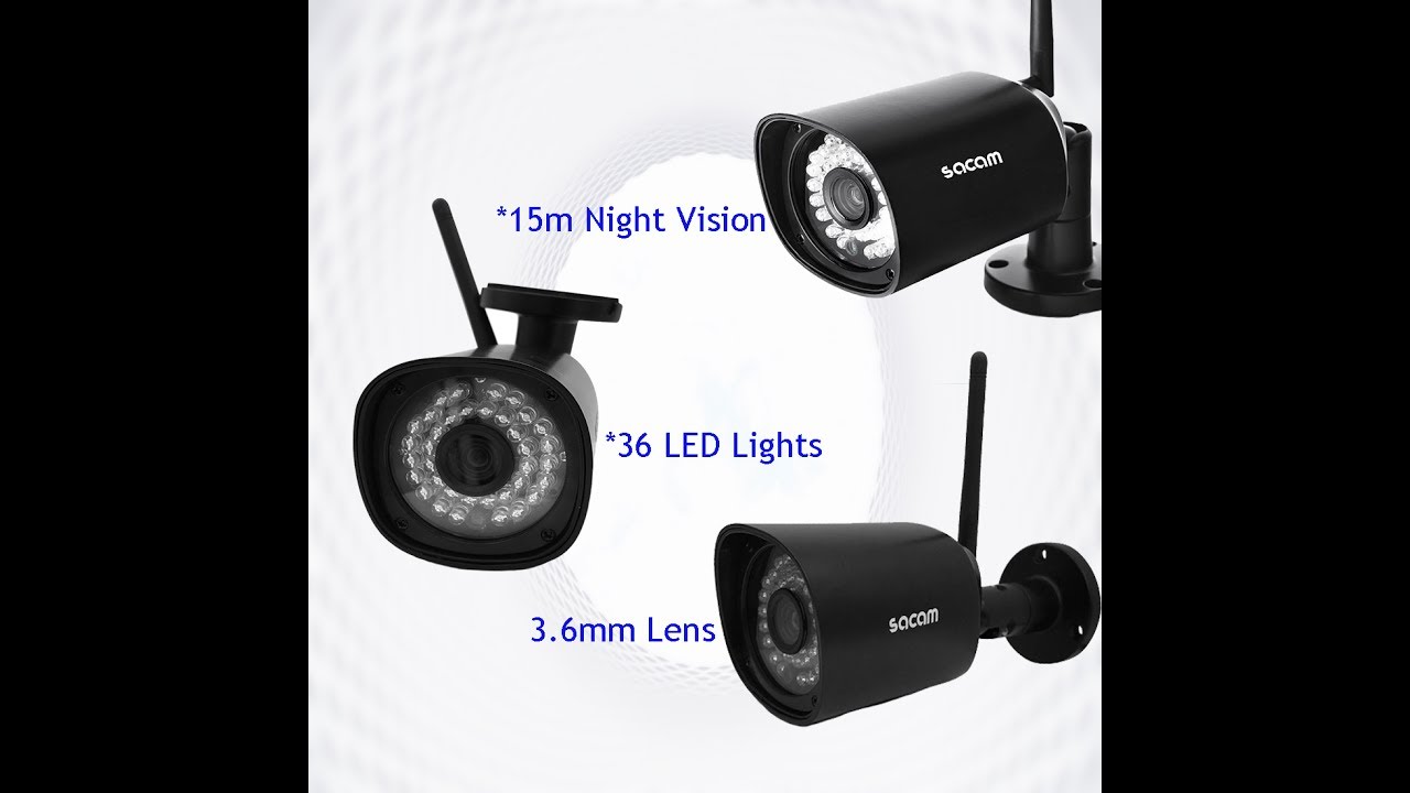 How to Set Up WiFi for SACAM Outdoor Camera with App CamHi or CamTop ...