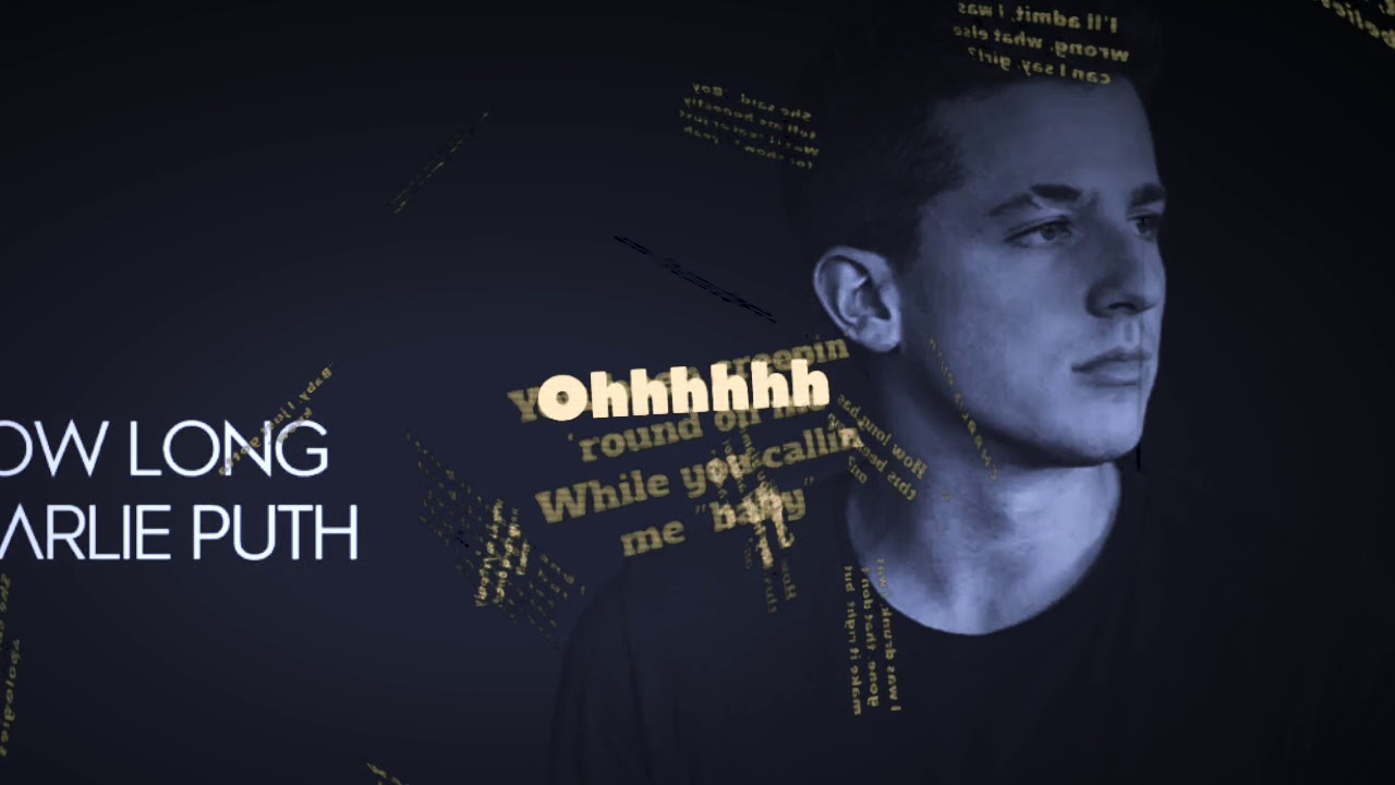 Charlie Puth How Long Karaoke with Official Instrumental and Backing ...