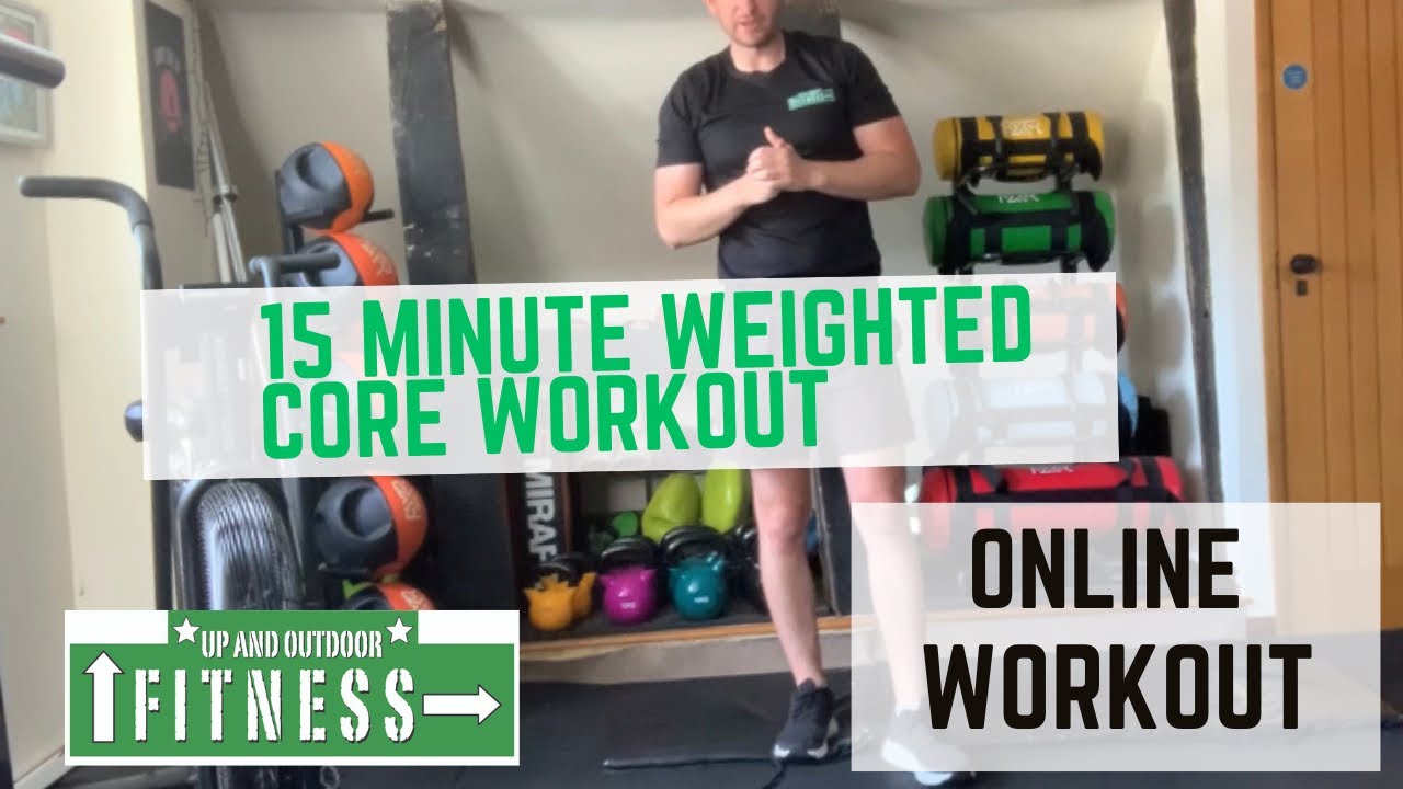 15 minute Weighted Core Workout - YouTube