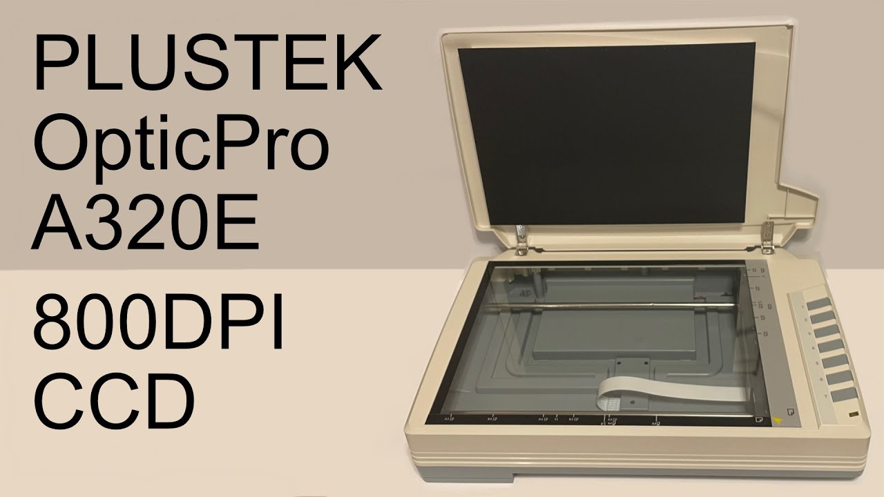 Plustek OpticPro A320E Unboxing - YouTube