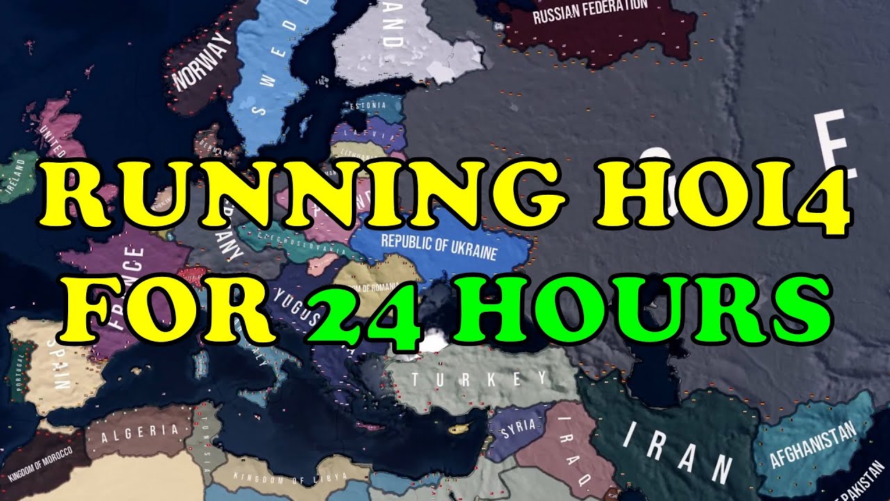 Hoi4 but I let the game run for 24 hours! Timelapse - YouTube
