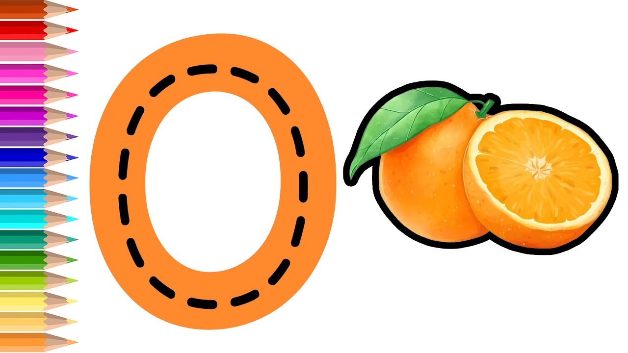 유아와 아이들을 위한 점선따라 영어 알파벳 쓰기 | abcd 알파벳 쓰기 | English Alphabet O for ...