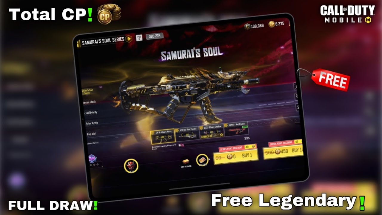 *Free legendary 🔥 Buying full samurai soul series in codm | samurai ...