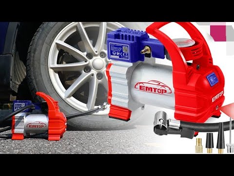 Emtop Dc12V Auto Air Compressor #car #tyre Air #compressor #emtop ...