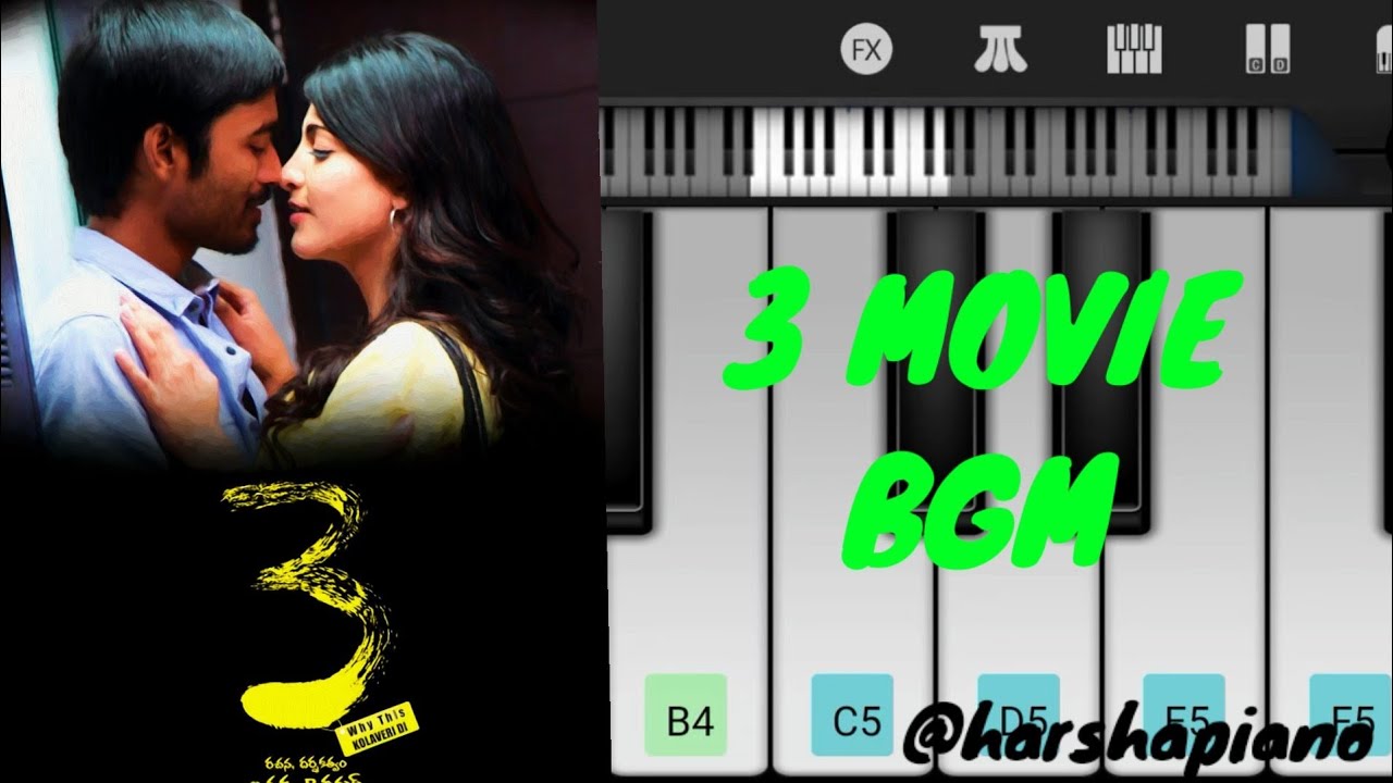 3movies sad bgm piano🎹 harsha piano pleing. - YouTube