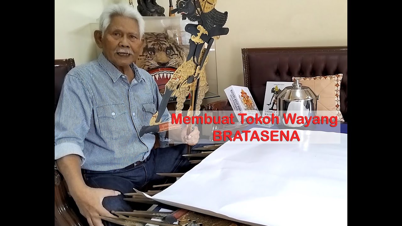 Membuat Wayang Tokoh BRATASENA - YouTube