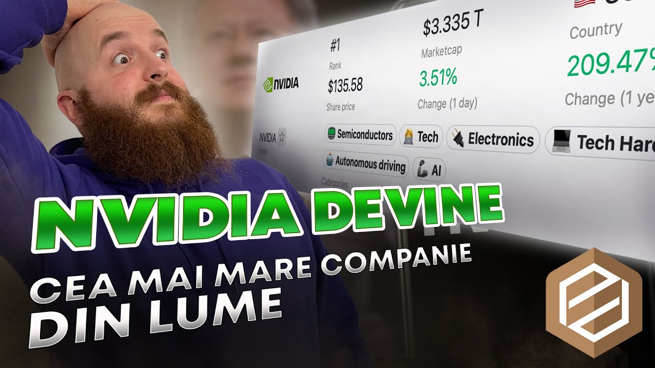 NVIDIA DEVINE CEA MAI MARE COMPANIE DIN LUME!!! - YouTube