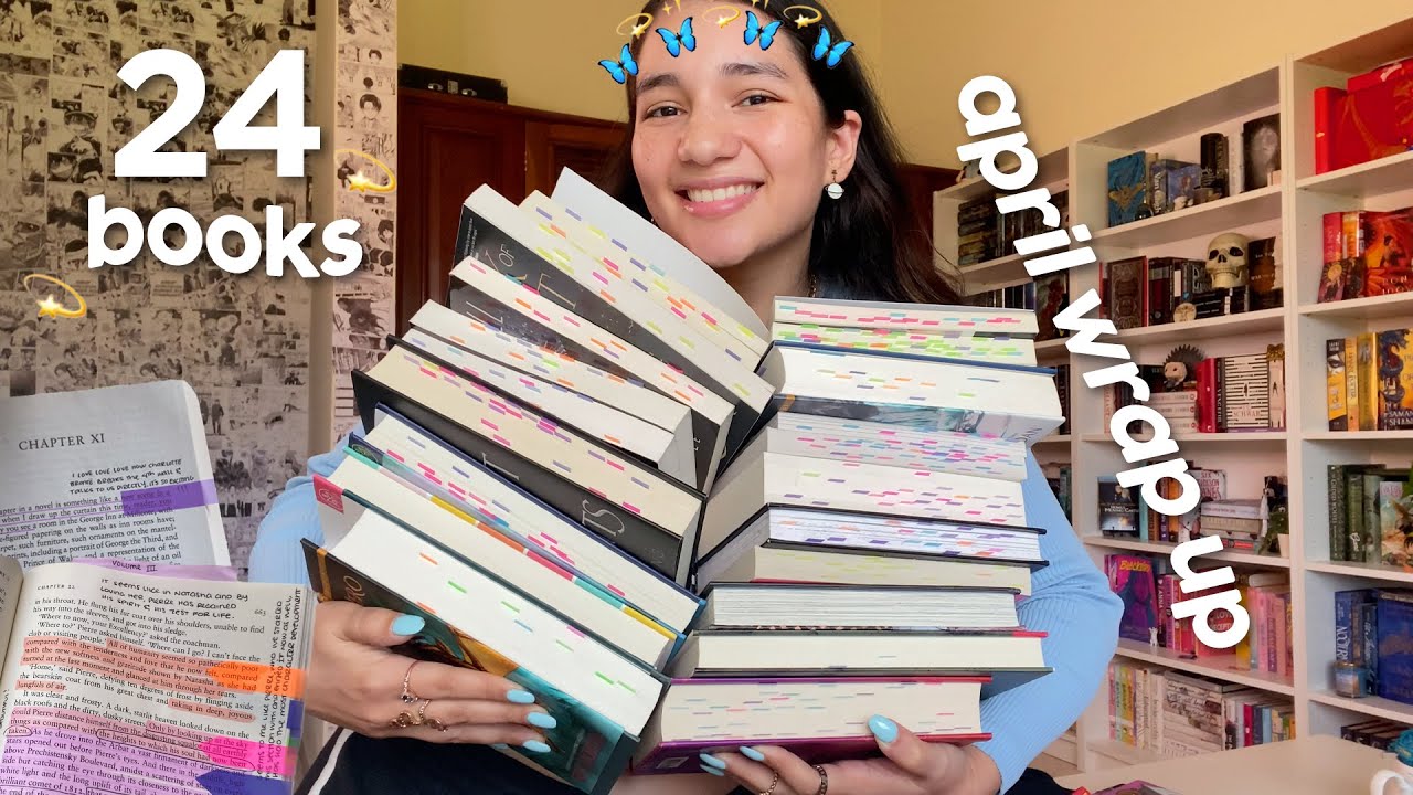 reading 24 books in april to keep the demons at bay 😩 - YouTube