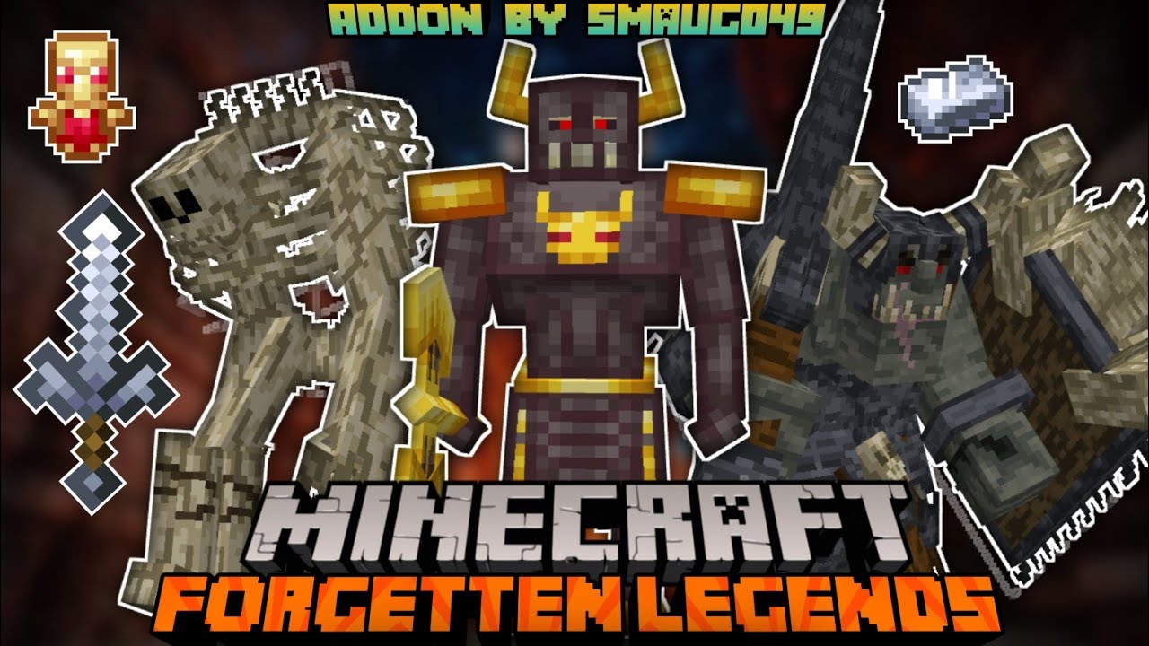 Fantasy Minecraft Pe Mod - The Forgotten Legends Addon || Minecraft Pe Fantasy Addon Showcase ...