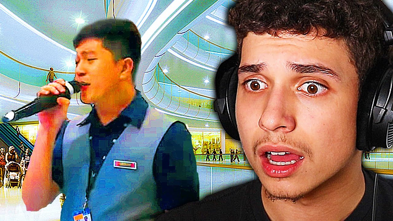 Sales Man Sings In Philippines Mall! - YouTube