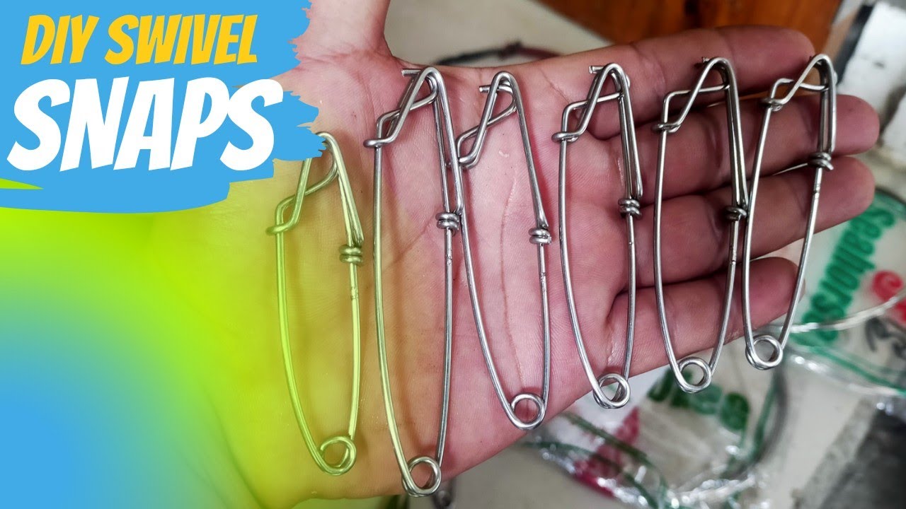 HOW TO MAKE DIY SWIVEL SNAPS| HEAVY DUTY TAIWAN FISHING SNAPS - YouTube