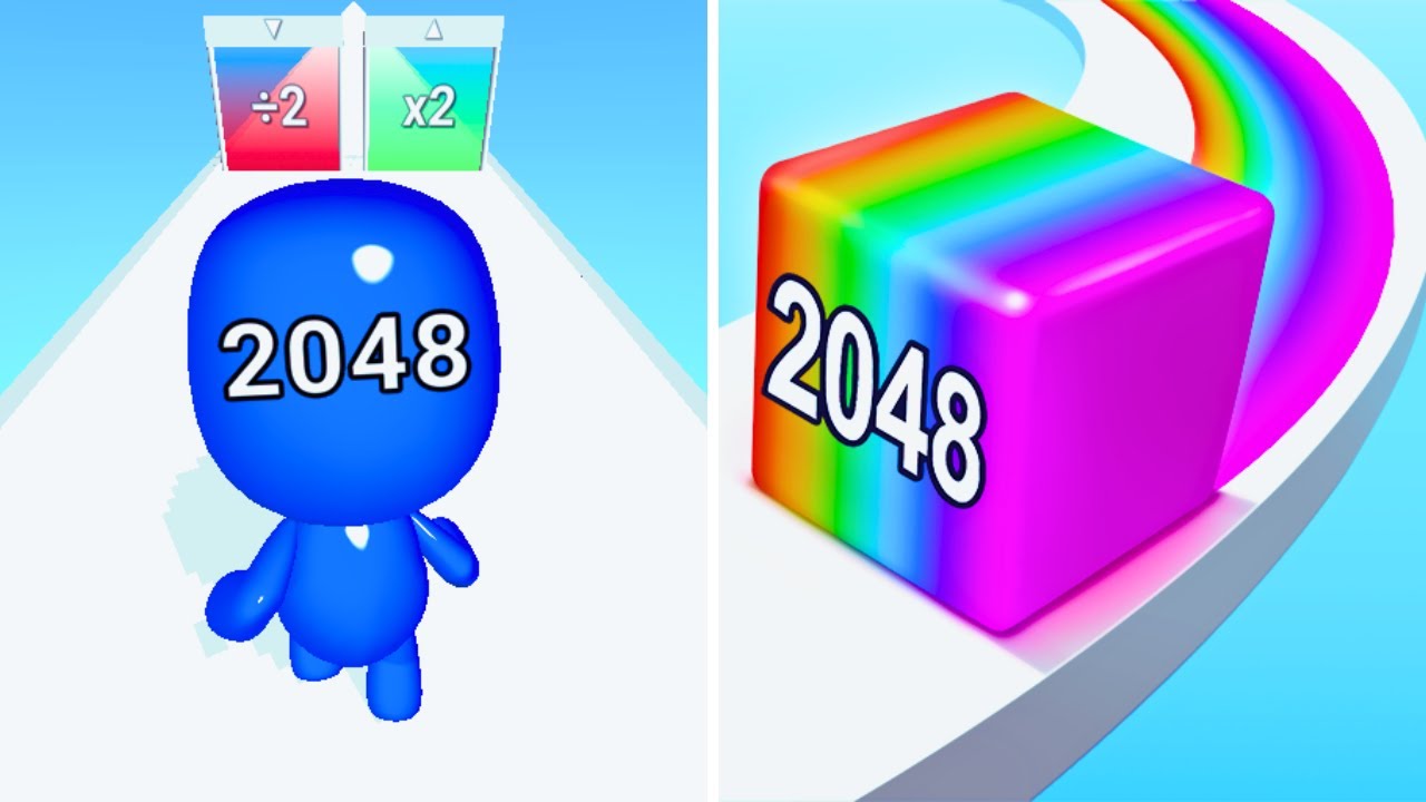 Man runner 2048 vs Jelly Runner 2048😵😵‍💫🤑Android iOS Gaming Walkthrough | Max Gameplay AK4839 ...