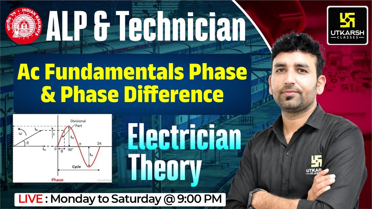 Electrician Theory #38 | Railway ALP & Tech.| Ac Fundamental Phase ...