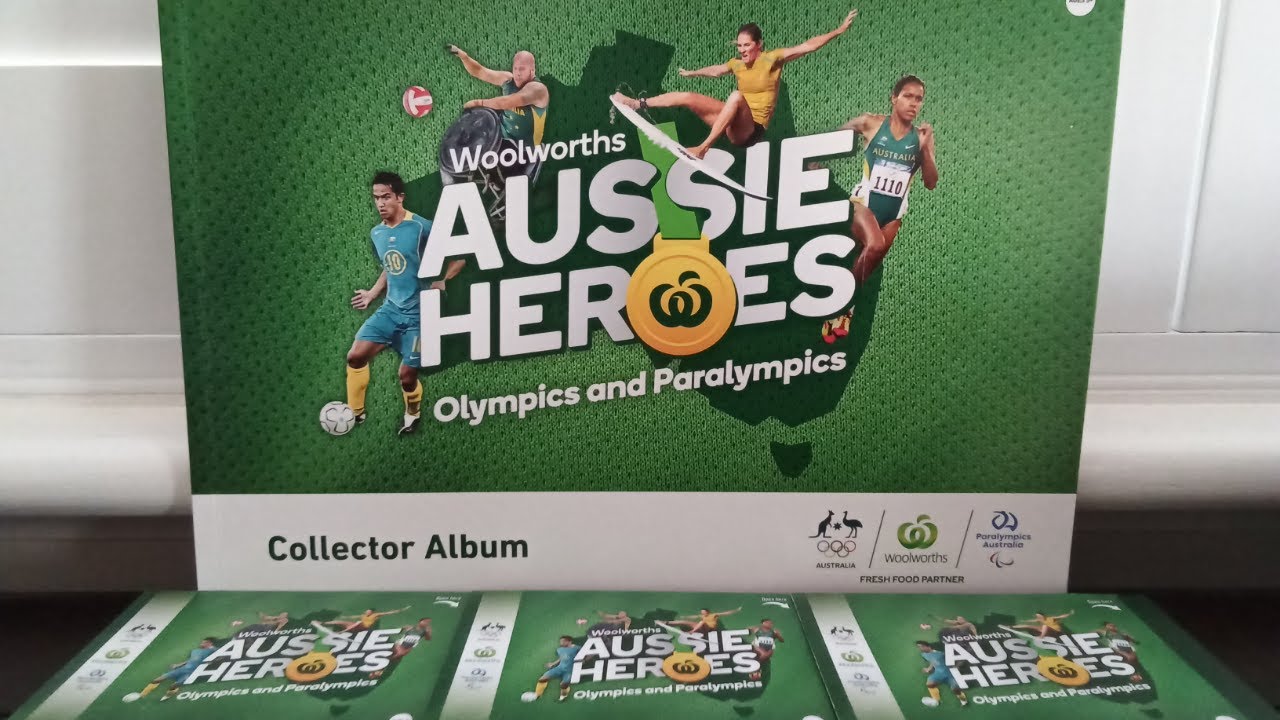 Opening 2021 Olympic and Paralympic woolworths Aussie heroes stickers ...