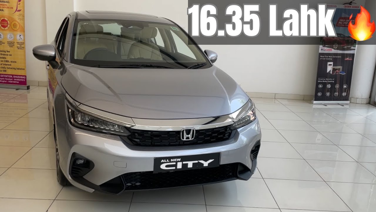 New Honda City Facelift 2024 | 5th Gen Gry Colour | Adad |City ZX CVT ...