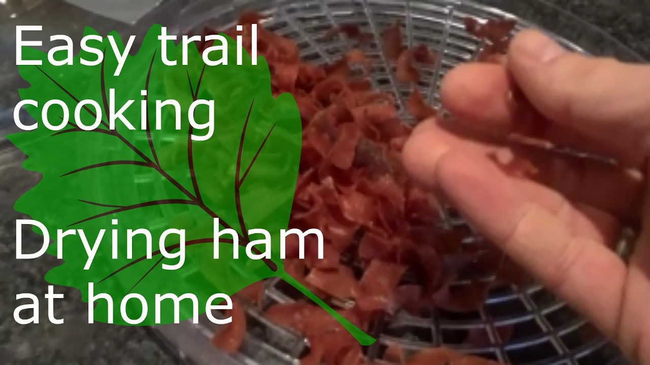 Trail cooking how to: drying ham - YouTube