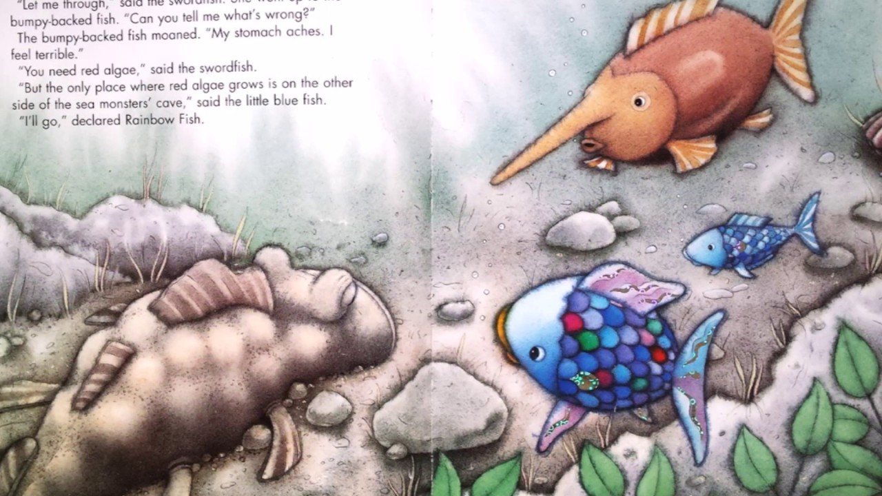 Rainbow Fish and the Sea Monster's Cave | Read aloud books for children ...