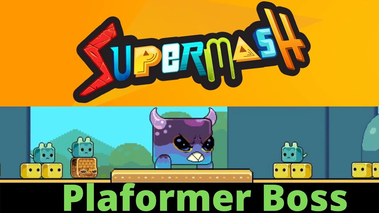 Super Mash Platformer Boss Fight - SuperMash Game Examples - YouTube