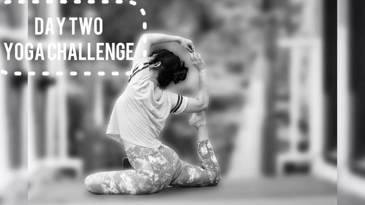 DAY TWO/3O DAY YOGA CHALLENGE/MORNING ROUTINE - YouTube