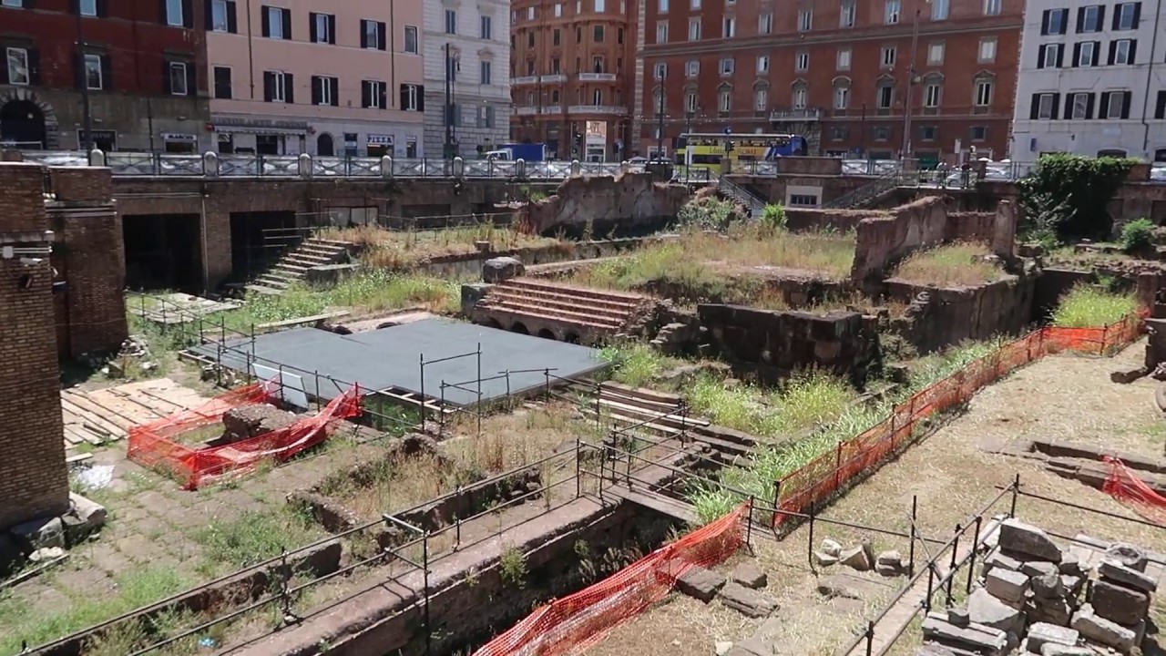 LOCATION OF JULIUS CAESAR STABBING ROME ITALY ROMA ITALIA - YouTube